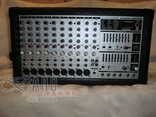 北投巴洛吉他學苑)Behringer PMX2000供給動力的混音器/POWER MIXER 展示品 歡迎詢問 - 巴洛吉他學院and楓之舞 ...