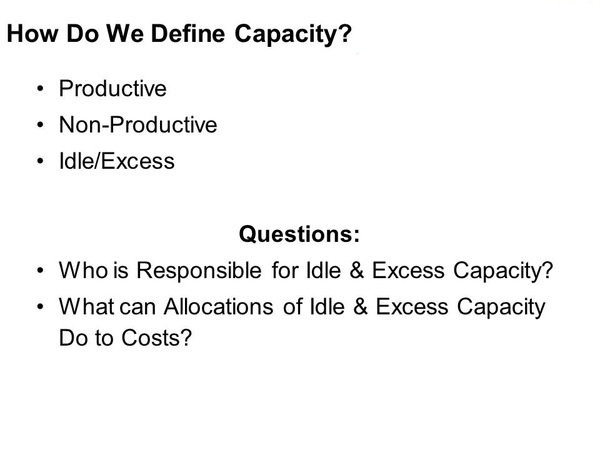 閒置產能(Idle capacity) - 安瑟供應鏈及物流運籌管理專有名詞 - udn部落格