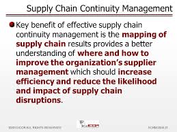 供應的連續性（Supply Continuity) - 安瑟供應鏈及物流運籌管理專有名詞 - udn部落格