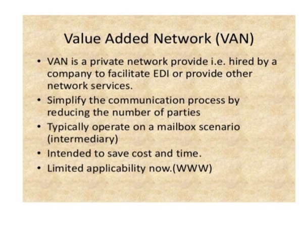 加值網路(value-added network;VAN) - 安瑟供應鏈及物流運籌管理專有名詞 - udn部落格