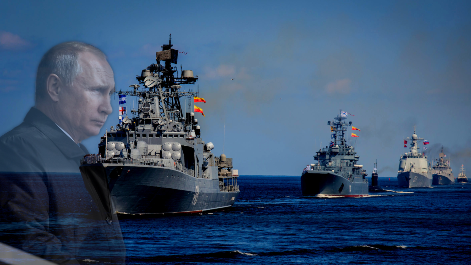 俄羅斯與中國海軍於遠東太平洋聯合軍事演習Chinese, Russian Warships Fire Drills Vostok 2022 ...