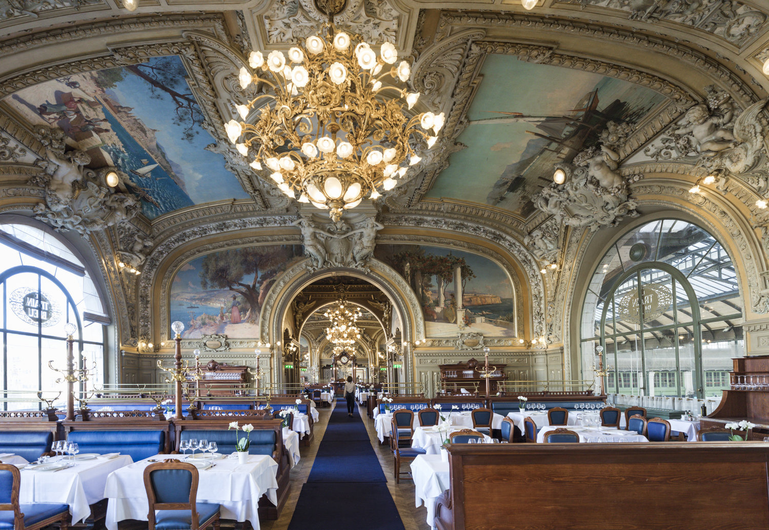 里昂車站自助餐廳 Restaurant Le Train Bleu Paris, France - Red Square 123的部落格 ...