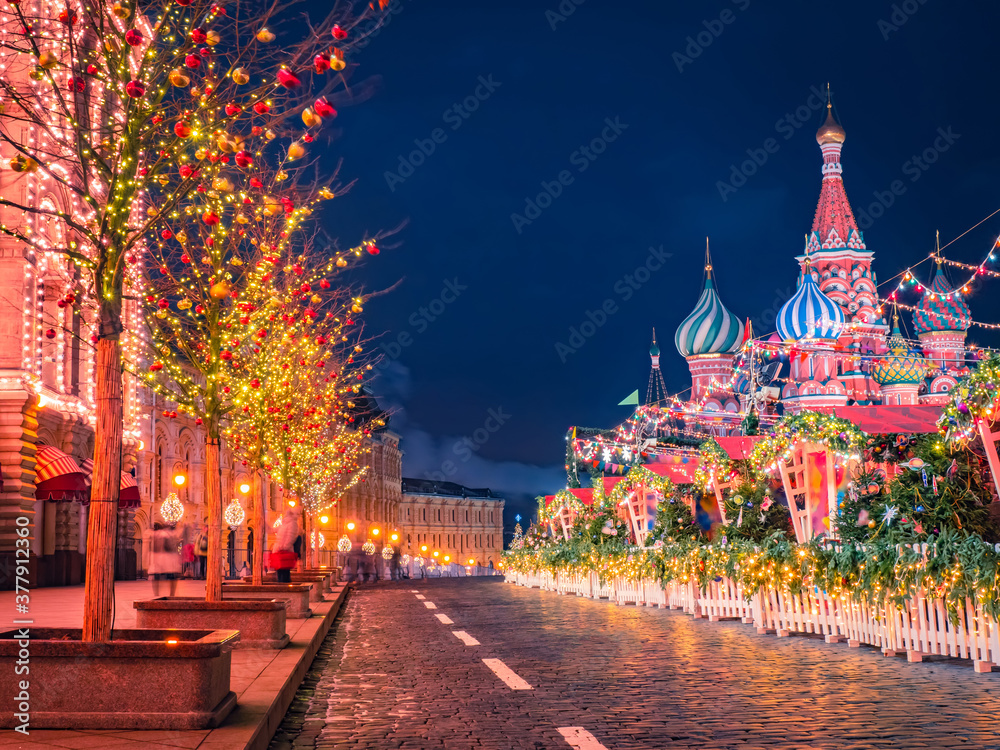 2022.莫斯科大雪紛紛迎接耶誕節．2022．X＂MAS for Moscow． - Red Square 123的部落格 - udn部落格