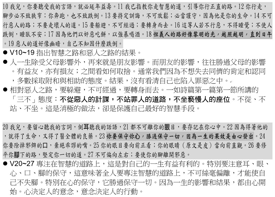 QT 箴言第4章10~27節 - 證經800 - udn部落格