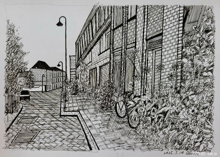 No.488《單色速寫》荷蘭豪達一景 - Olivia‧心的視界 - udn部落格