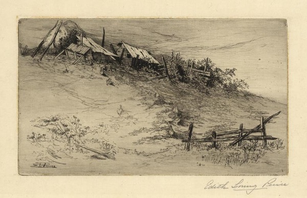 美國風景畫家／蝕刻版畫師──十九世紀稀有的女蝕刻版畫師──以精緻色調主義聞名的[伊迪絲．洛琳．格切爾] - 第凡內早餐 - udn部落格