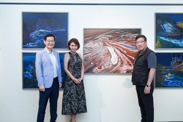 藍眼淚畫布再現 馬祖藝術家曹松清於中原大學舉辦個展 - 楊梅新聞網、中壢新聞網、桃園新聞網 - udn部落格